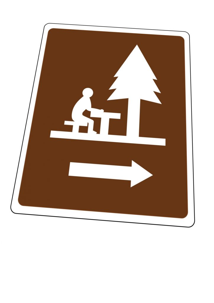 Picnic Area Sign Tourist Attraction Sign Novelty Reproduction Printed ...
