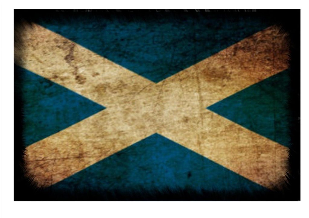 Vintage Style Aged Scottish Flag Wall Plaque Sign Scotland Flag – The ...